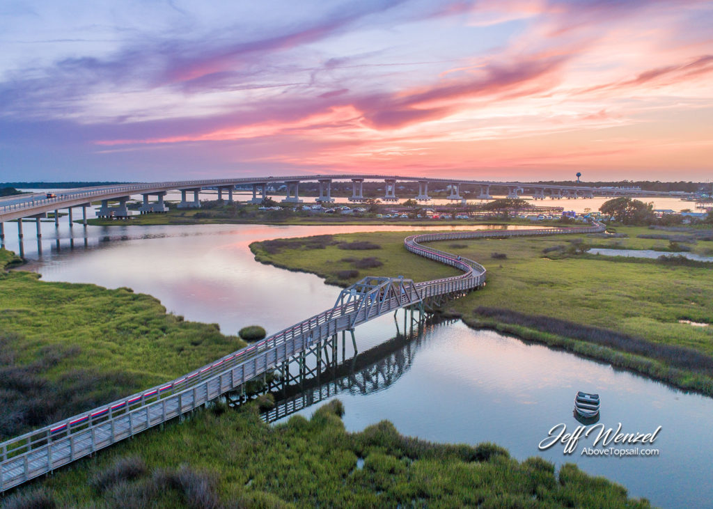 JW185 Replica Bridge July Sunset – Above Topsail